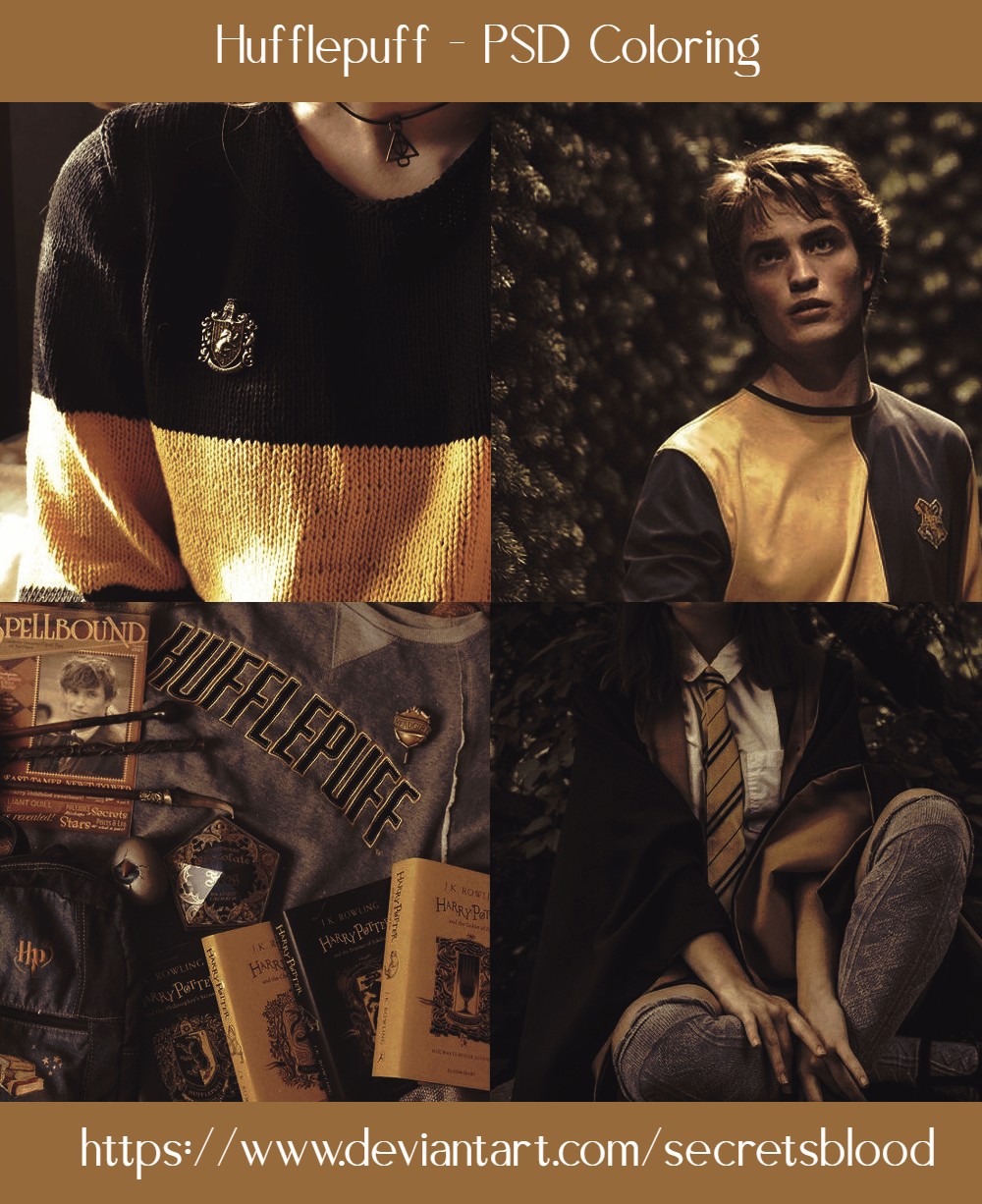 Hufflepuff PSD Coloring by secretsblood on DeviantArt