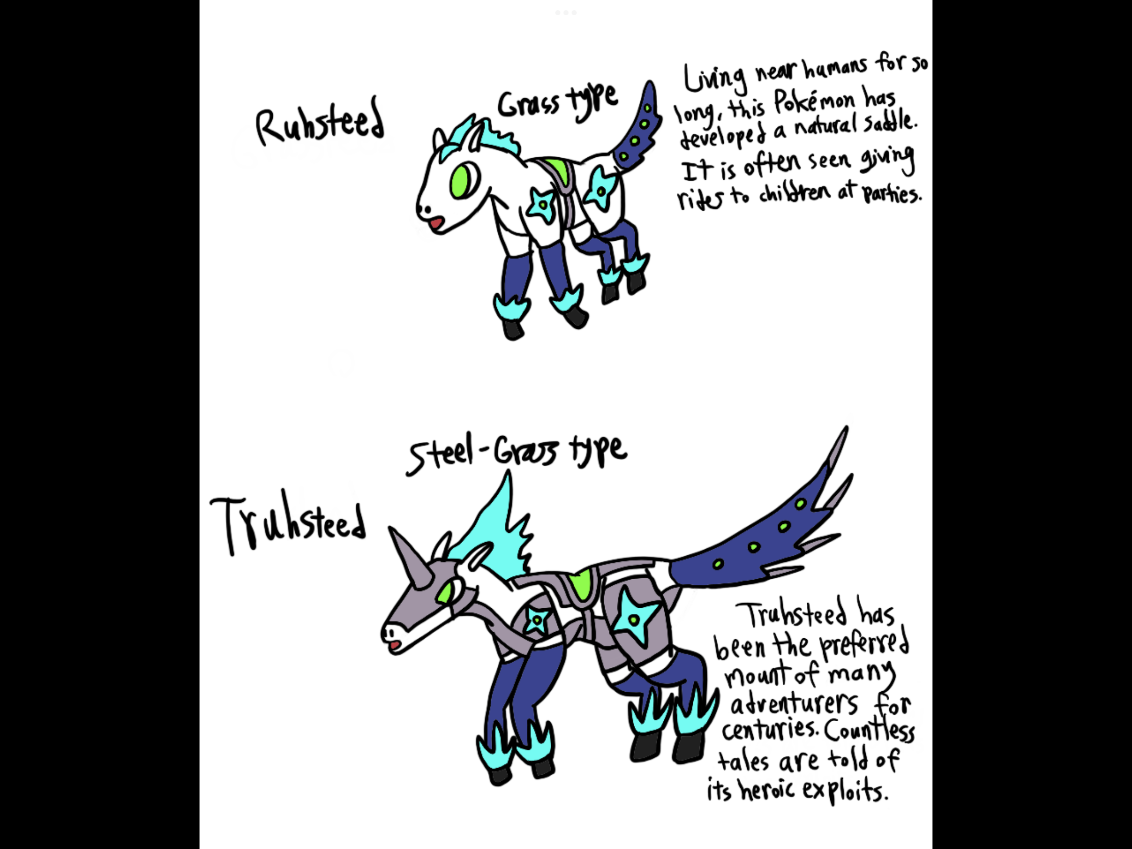 My Fakemon #15 - Shinies by SonicandKaijuArt on DeviantArt