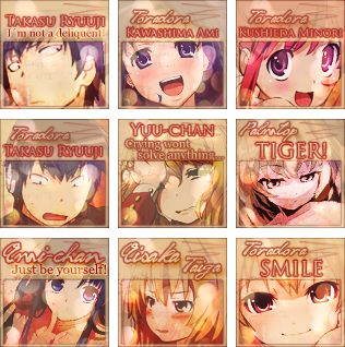 Toradora 9 icons pack by little-sasa on DeviantArt