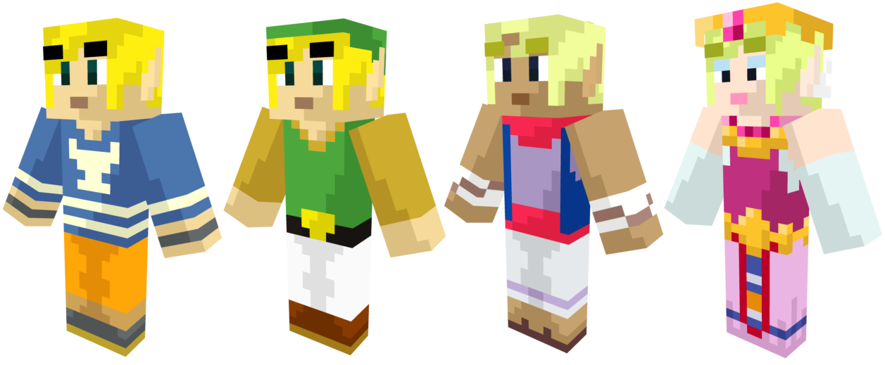 Mincraft Skin Pack: Wind Waker by PhilipTomkins on DeviantArt