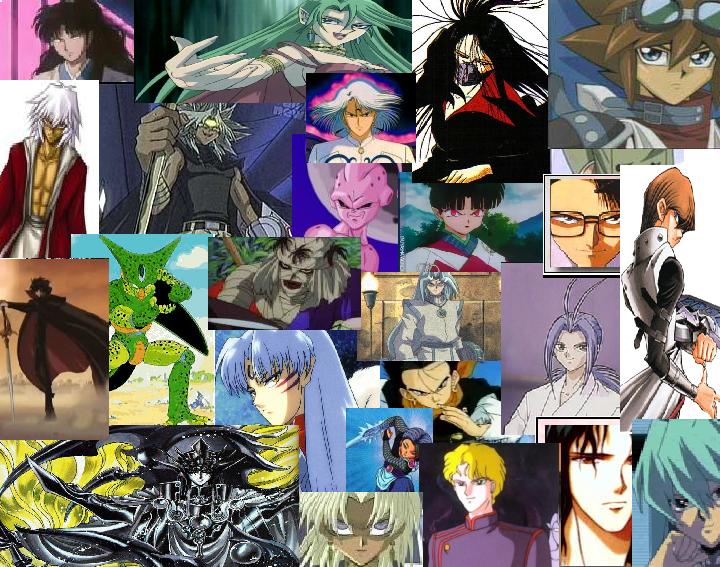 Collage: Anime Villains by BanditBrett on DeviantArt