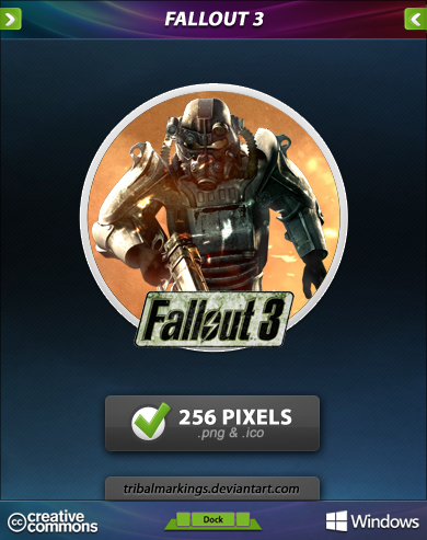 Fallout 3 Icon by KillboxGraphics on DeviantArt