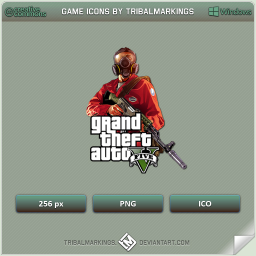 GTA V Gunman Icon by KillboxGraphics on DeviantArt