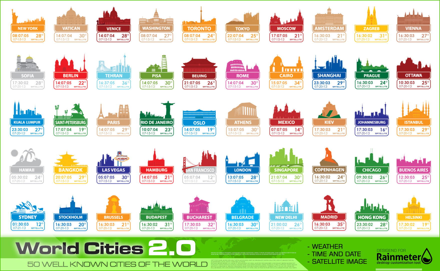 Cities symbols