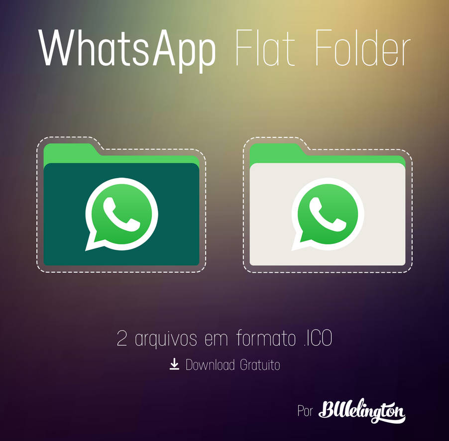 WhatsApp Flat Folder by BWelington on DeviantArt