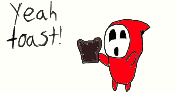 Shy Guy: YEAH TOAST!!!!! by Ask-Selena on DeviantArt