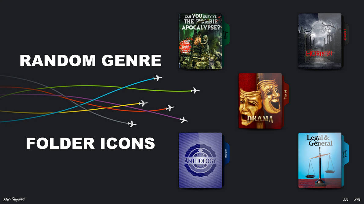 Genre Folders 4 by Rai-Tags007 on DeviantArt
