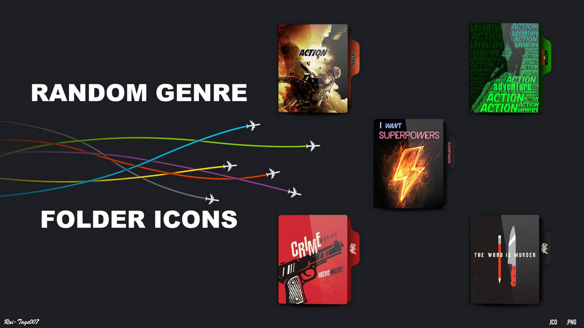 Genre Folders 1 by Rai-Tags007 on DeviantArt