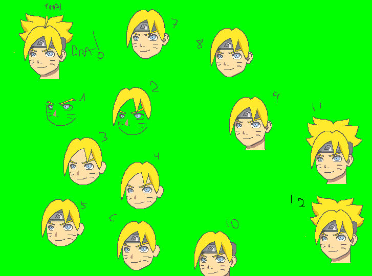 Boruto's faceset by mrillom on DeviantArt