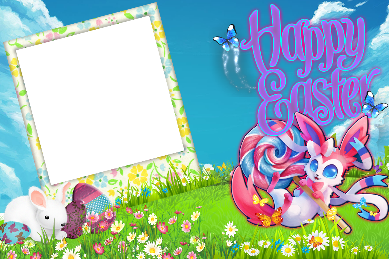 Happy Easter Frame by writerfairy on DeviantArt
