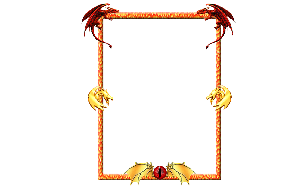 dragon frame by writerfairy on DeviantArt