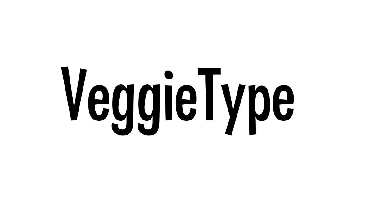 VeggieType Font by IanandArt-Back-Up-3 on DeviantArt