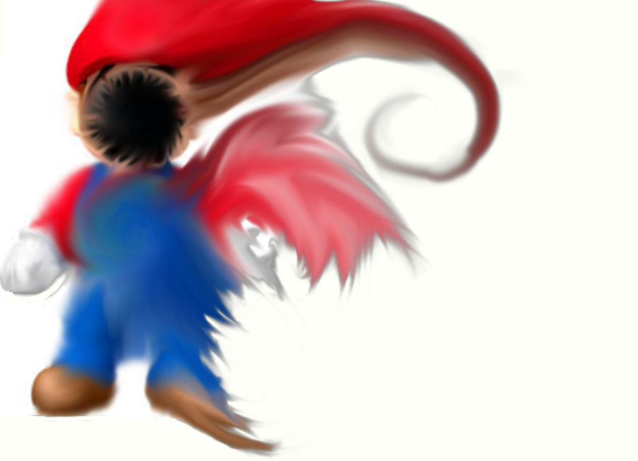 Distorted Mario by BARBLOOWOOT on DeviantArt