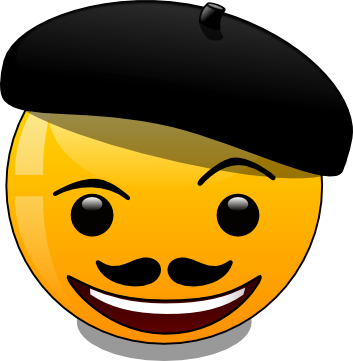 Smileys of the World: France (vector) by mondspeer on DeviantArt