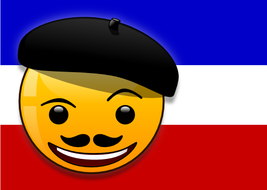French Smiley Face