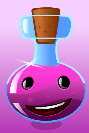 smiling potion (updated) by mondspeer on DeviantArt