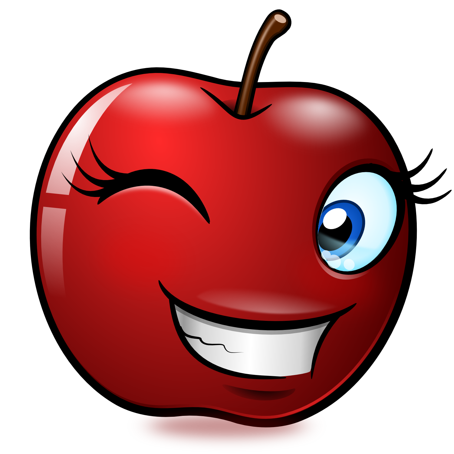 Smiling Objects - Apple by mondspeer on DeviantArt