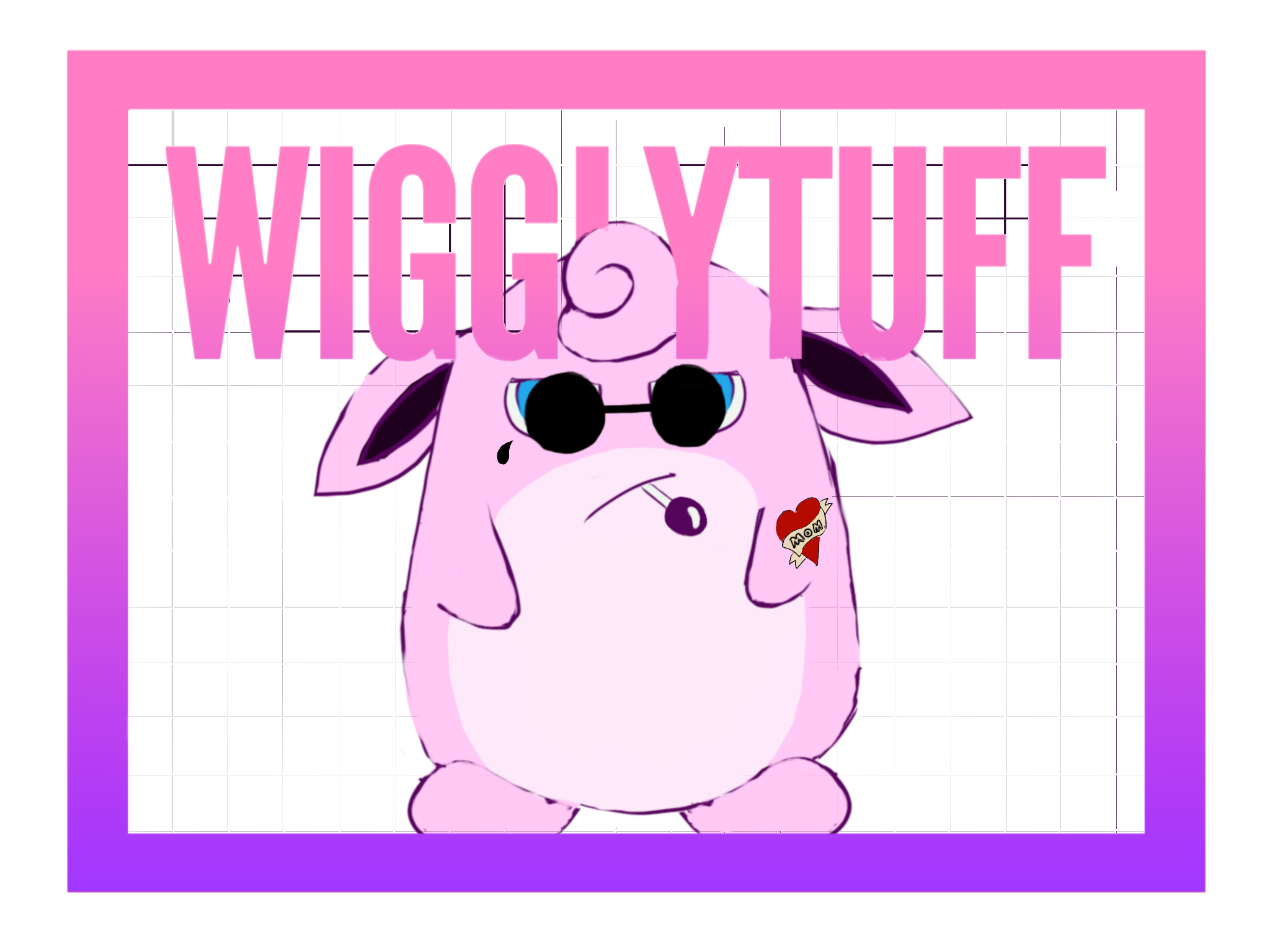 a really tuff wigglytuff by CaoimheSophia on DeviantArt