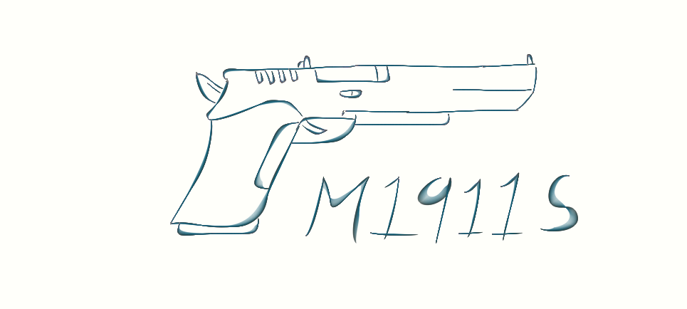M1911S by TopDraw7 on DeviantArt
