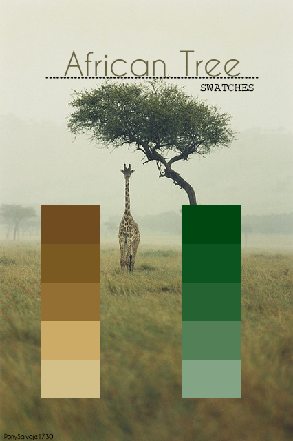+Swatches African Tree by ponysalvaje1730 on DeviantArt