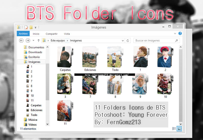 BTS Folder Icons by FernGomz213 on DeviantArt