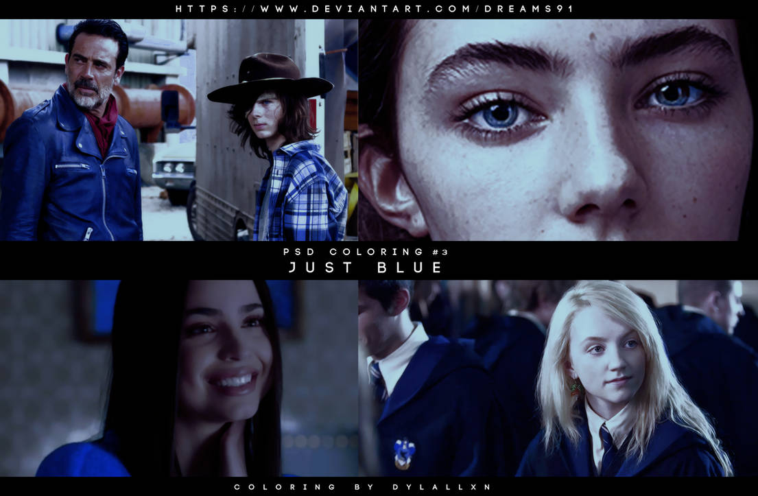 JUST BLUE | PSD COLORING 3 by Dreams91 on DeviantArt