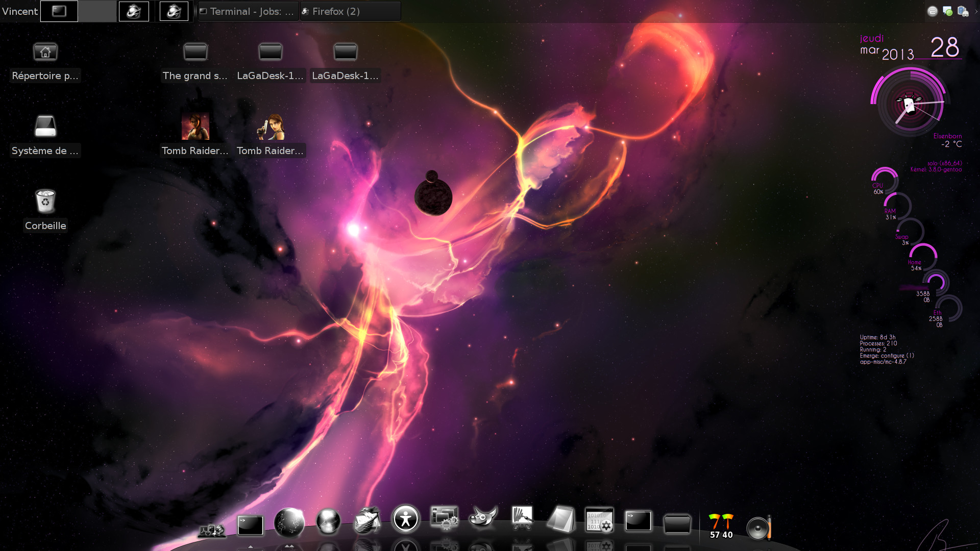 Conky: Gentoo theme (updated) by JAMsEye on DeviantArt