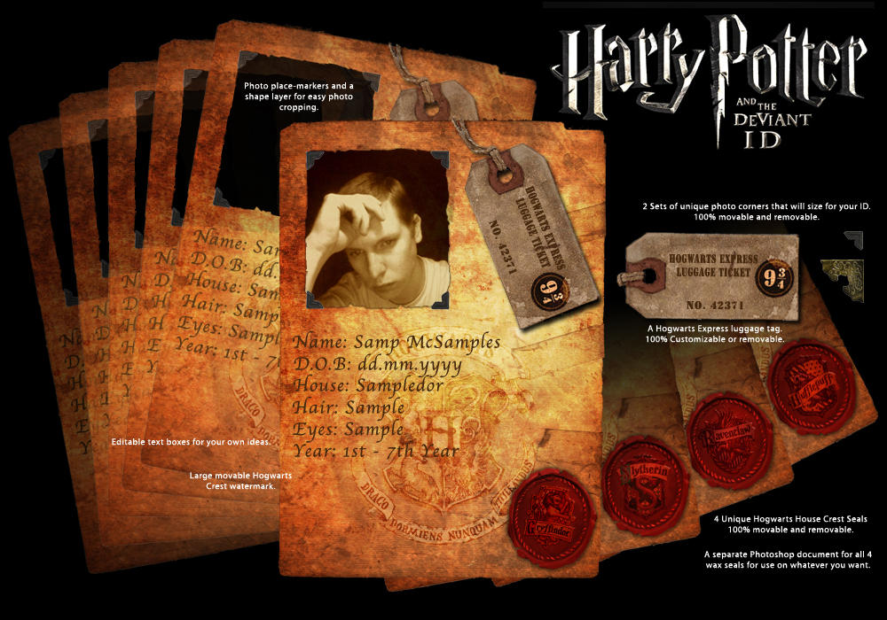 Hogwarts ID Kit by all-one-line on DeviantArt