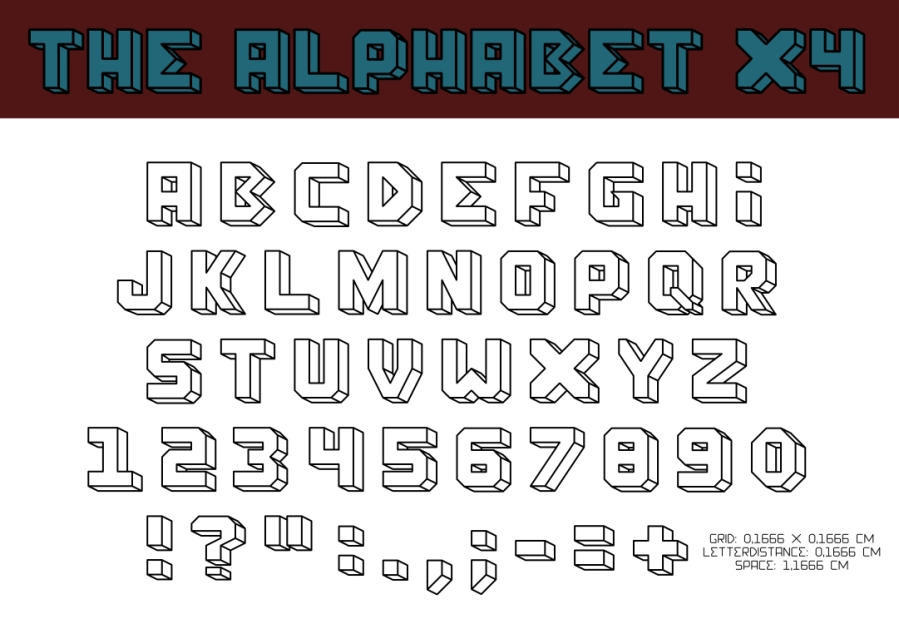 The Alphabet X4 by wuestenbrand on DeviantArt