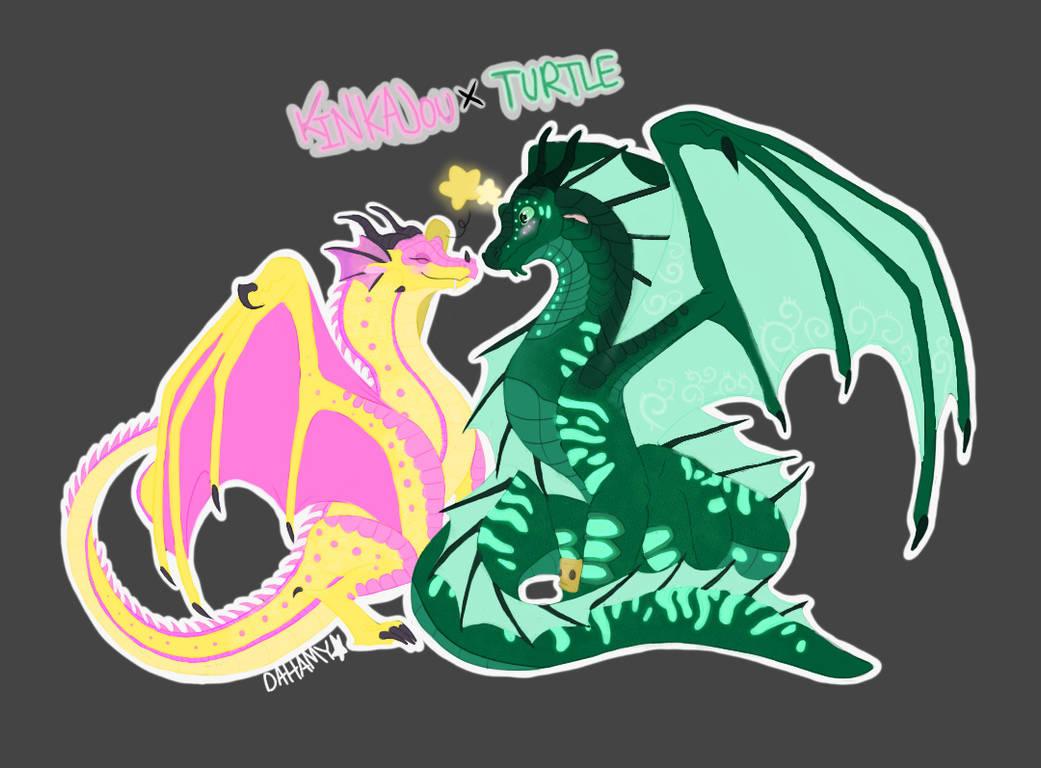 TurtleXKinkajou by DaHamyStar7 on DeviantArt