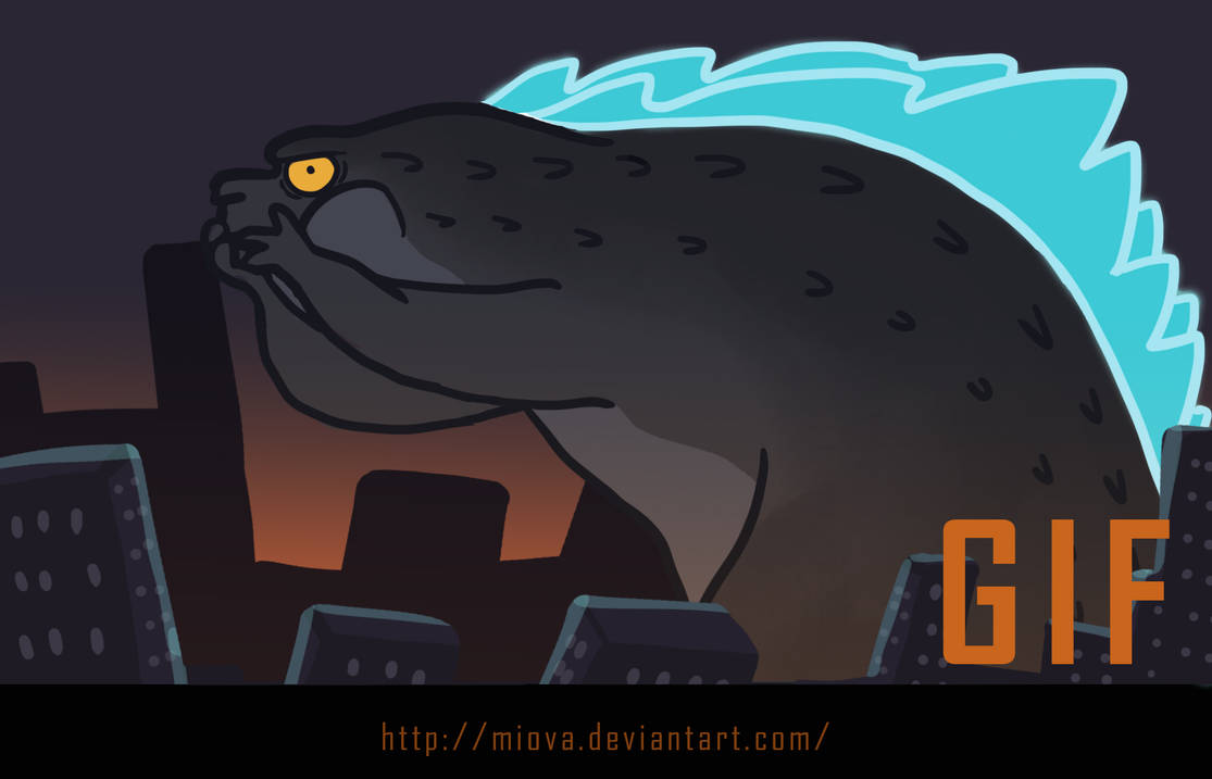 Godzilla.gif by miova on DeviantArt