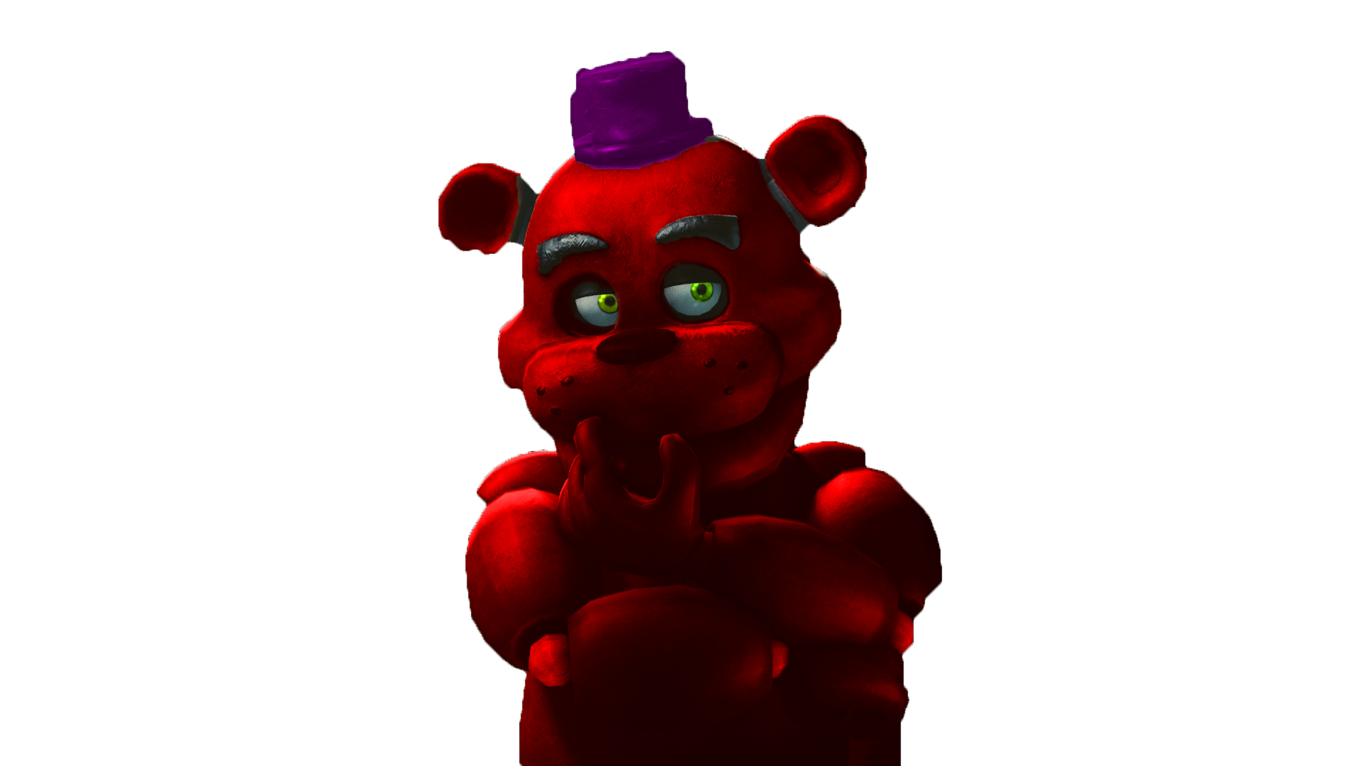freddy fazbear red ^^ by MaskWolff on DeviantArt