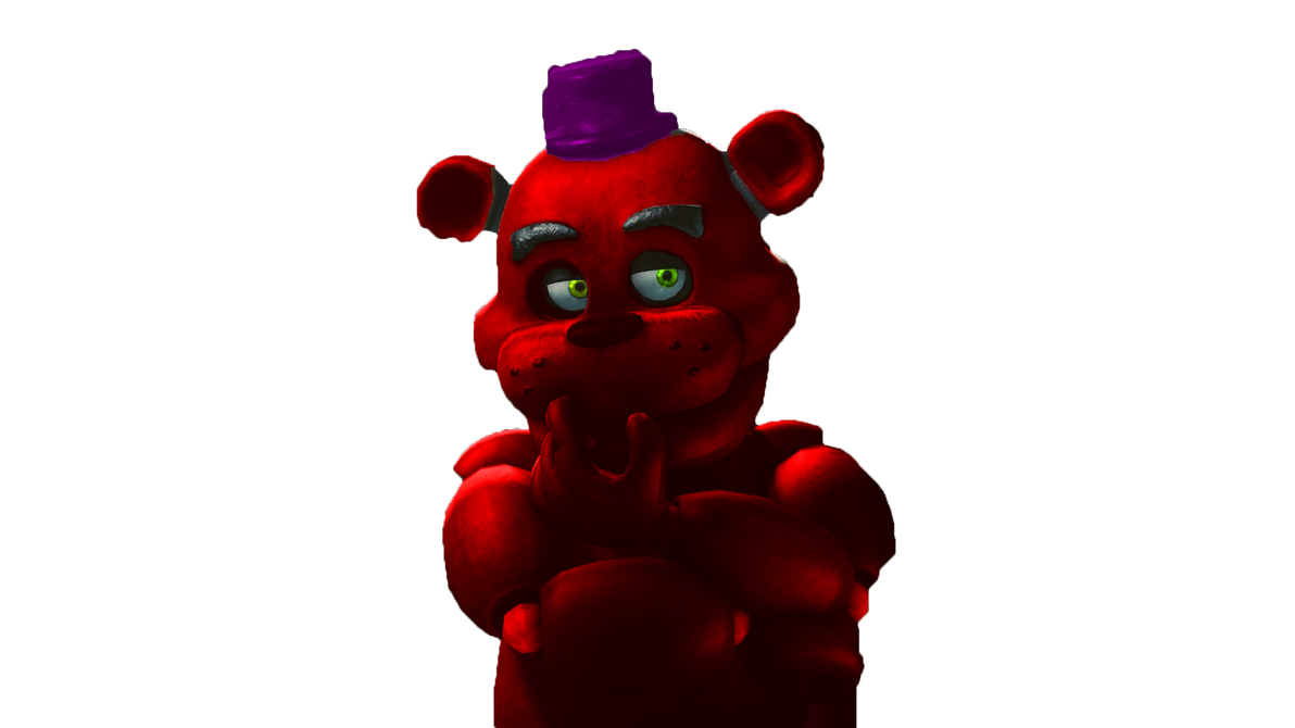 freddy fazbear red ^^ by MaskWolff on DeviantArt