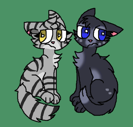 Moonflower and Stormtail by kittygirl2210 on DeviantArt