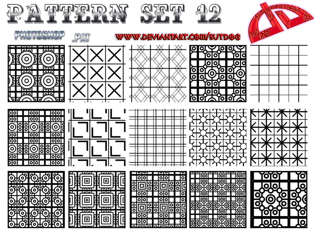 Pattern Set 12 by sutdog on DeviantArt