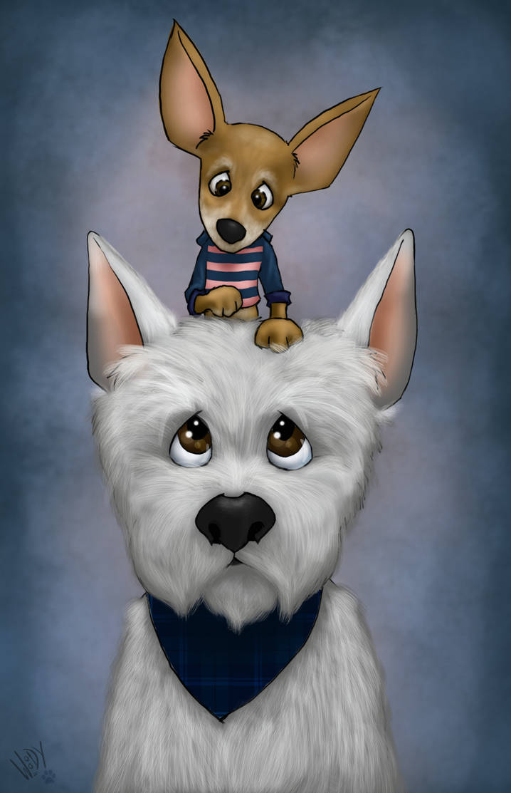 Baxter and Pixie by Woodyillustration on DeviantArt