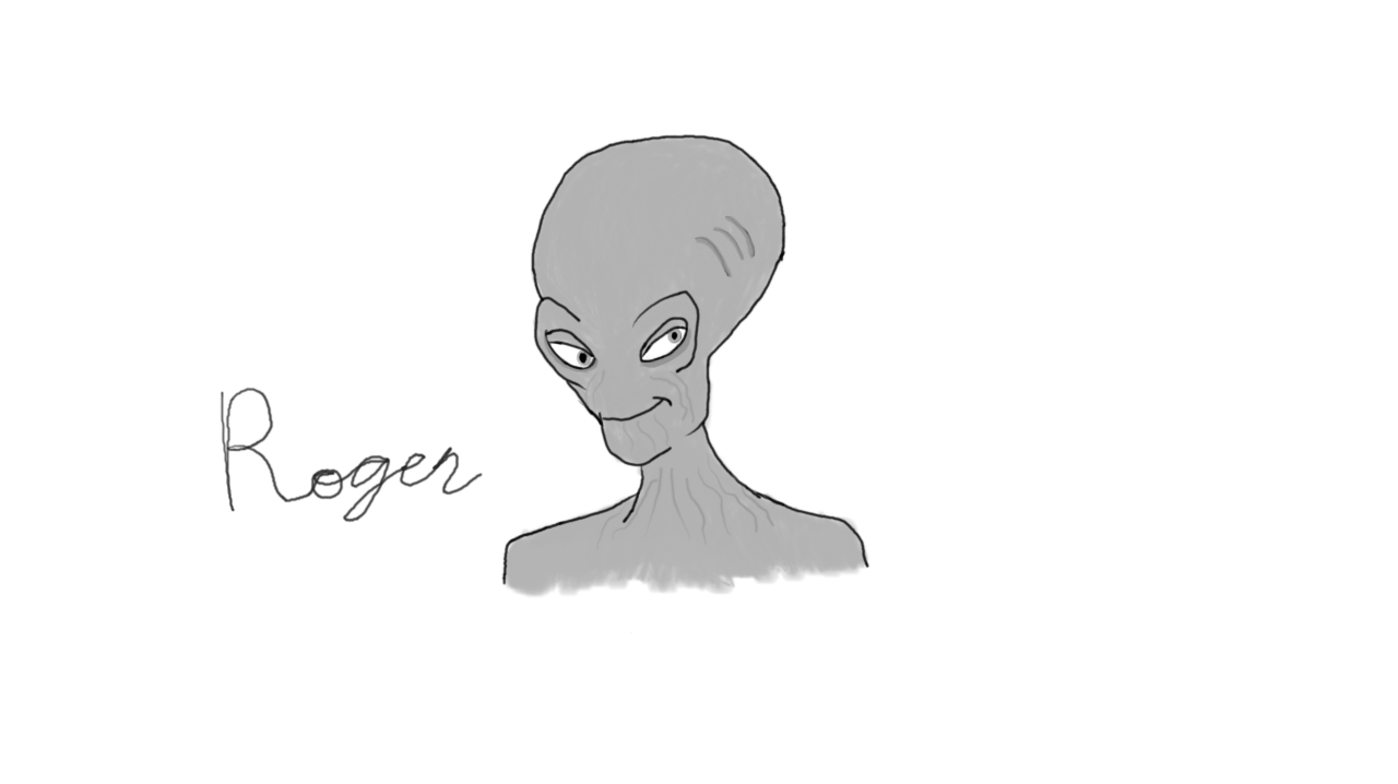 Roger The Alien by ChesterDaArtGod on DeviantArt