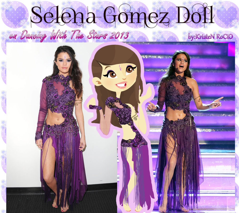 Selena Gomez Doll Come and Get It(DWTS 2013) by RoohEditions on DeviantArt