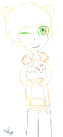 Sketching/Drawing : Stampy Cat by StalkerSilvy on DeviantArt
