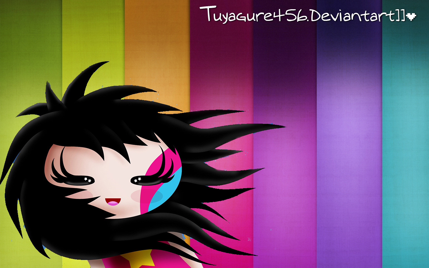 Wallpaper Girl by tuyagure456 on DeviantArt