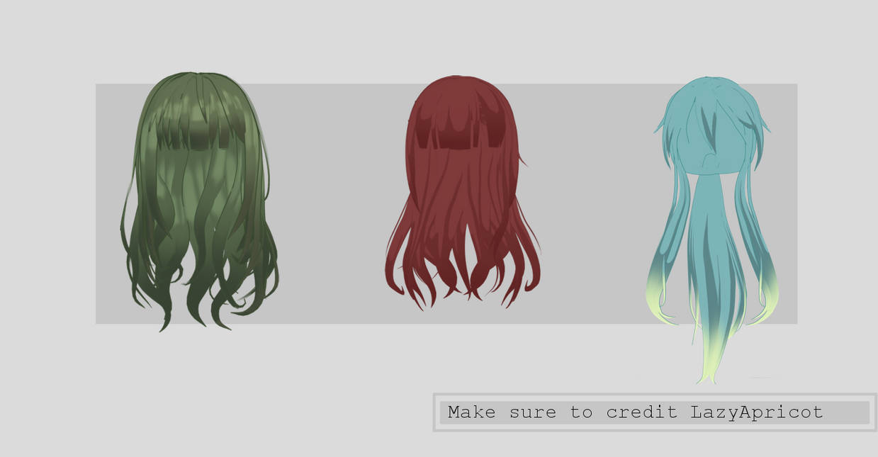 MMD Hair DL PACK // 50 Watchers Gift by LazyApricot on DeviantArt