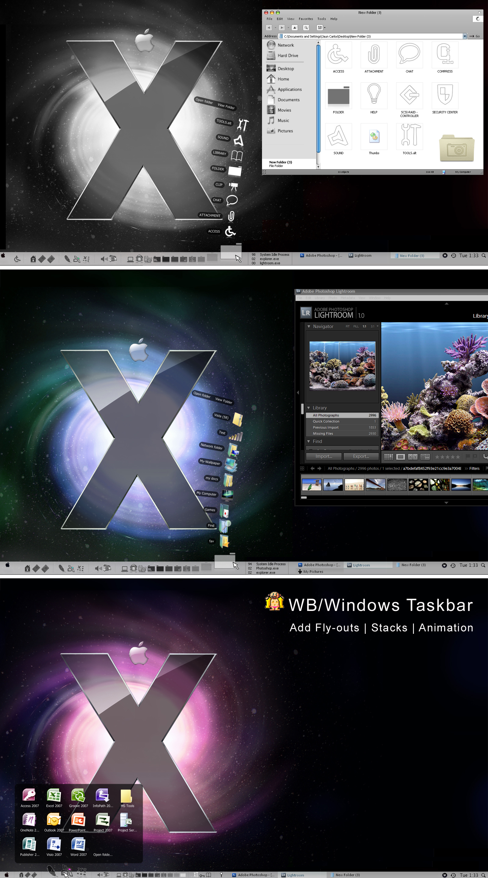 Windows Taskbar+leopard Stacks by Pariah07 on DeviantArt