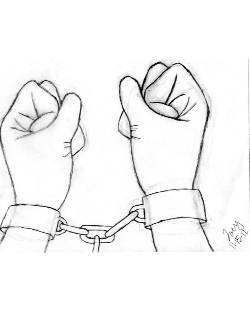 Chained Hands by iJoeyMonster on DeviantArt