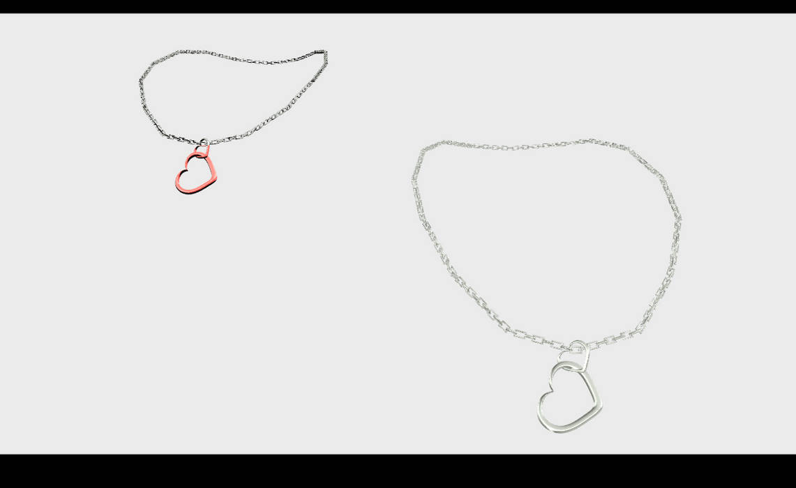 MMD Heart Necklace by amiamy111 on DeviantArt