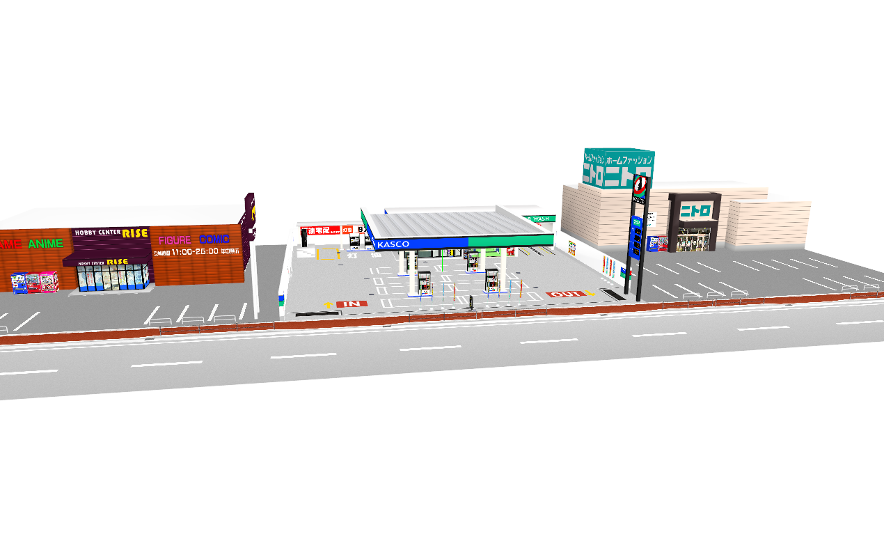 MMD Gas Station by amiamy111 on DeviantArt