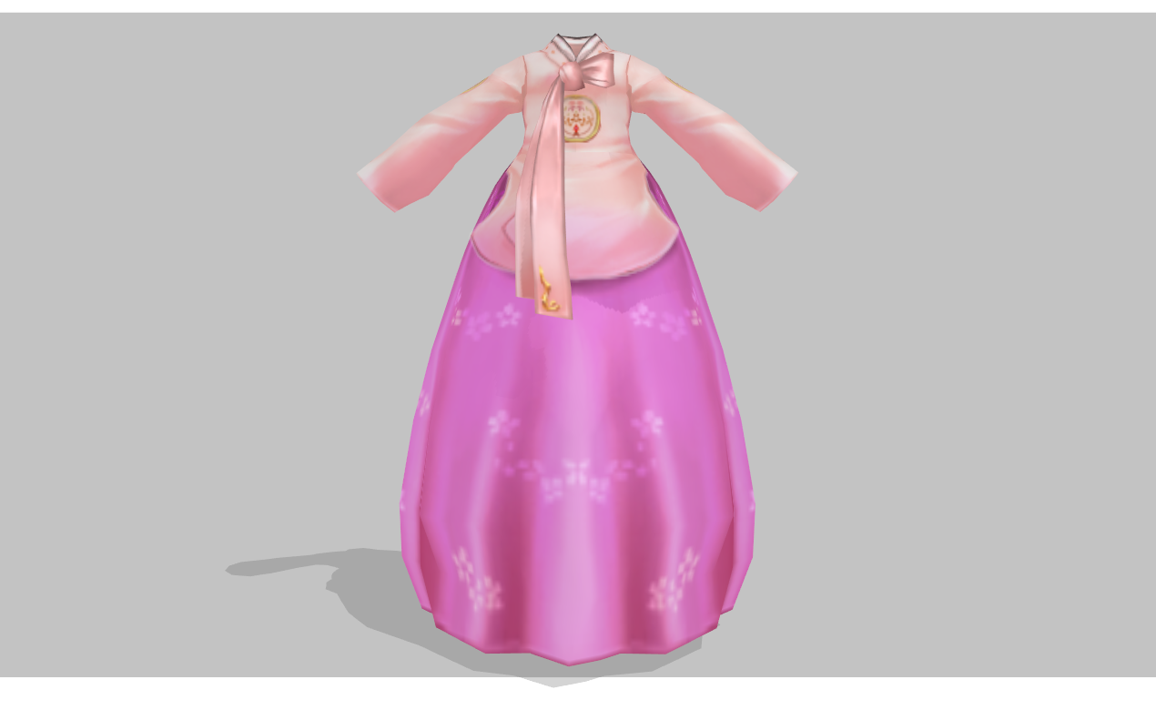 MMD pink hanbok by amiamy111 on DeviantArt