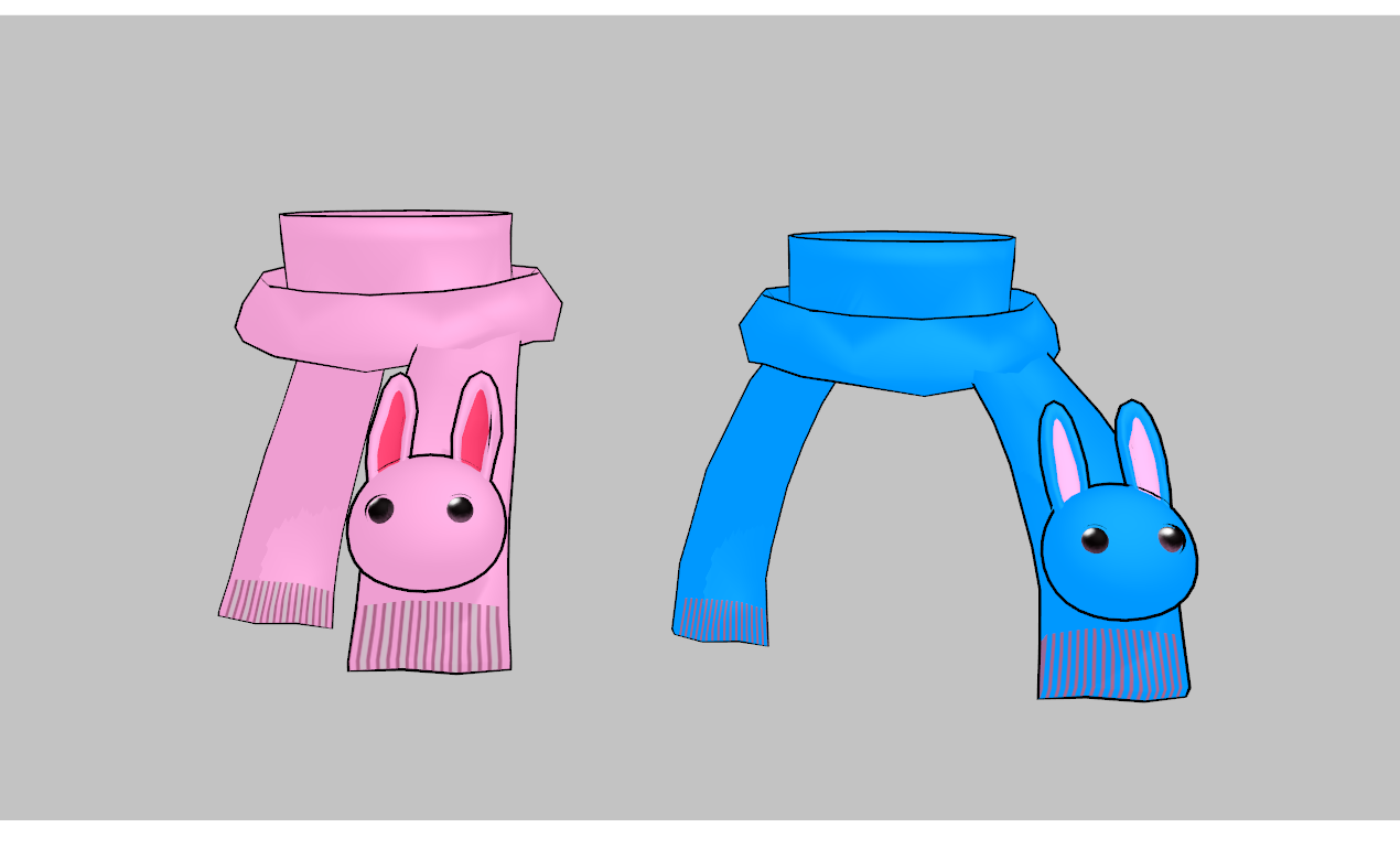 MMD Bunny scarfs -UPDATED- by amiamy111 on DeviantArt