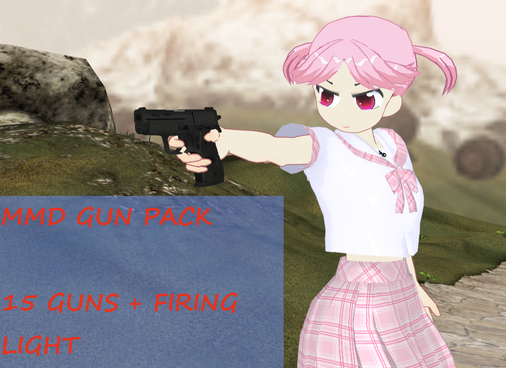 MMD Gun Pack -READ INFO- by amiamy111 on DeviantArt