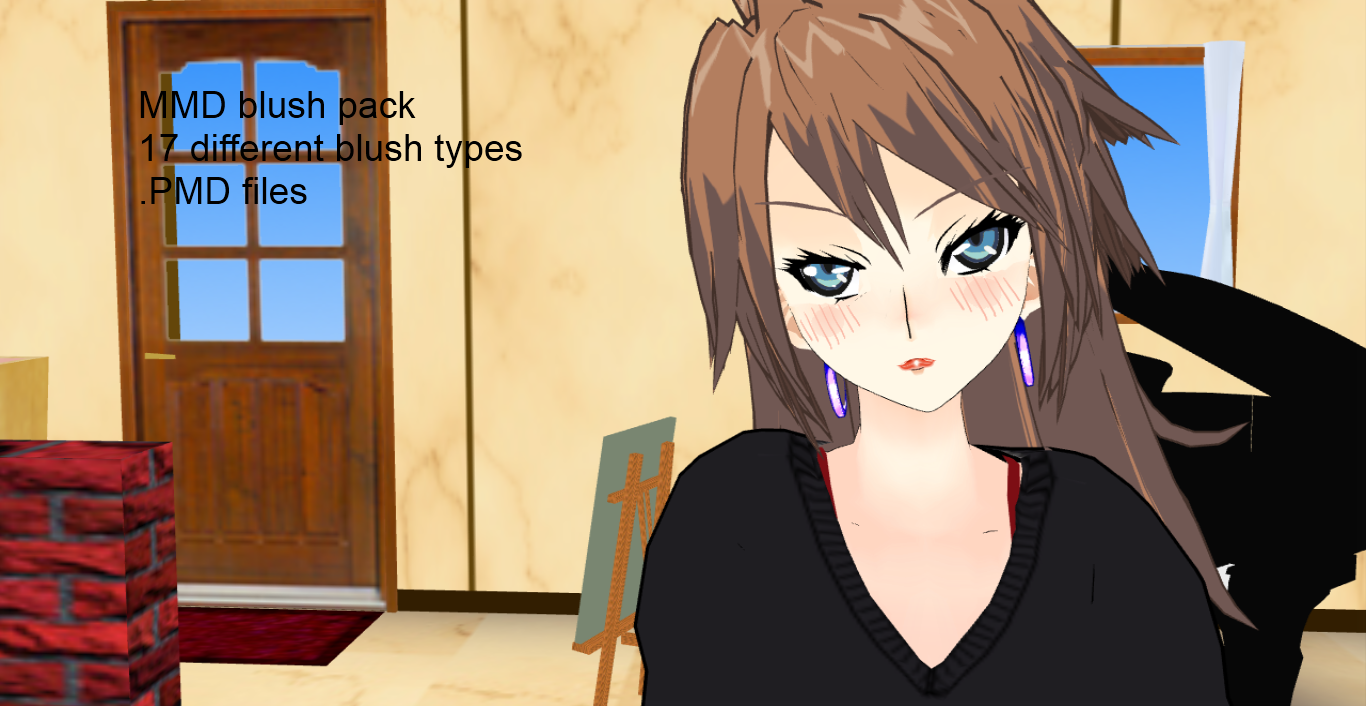 MMD Blush pack 17 different blush types by amiamy111 on DeviantArt