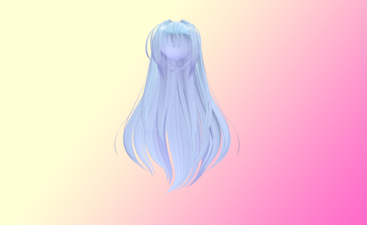 MMD Long fluffy blue hair by amiamy111 on DeviantArt